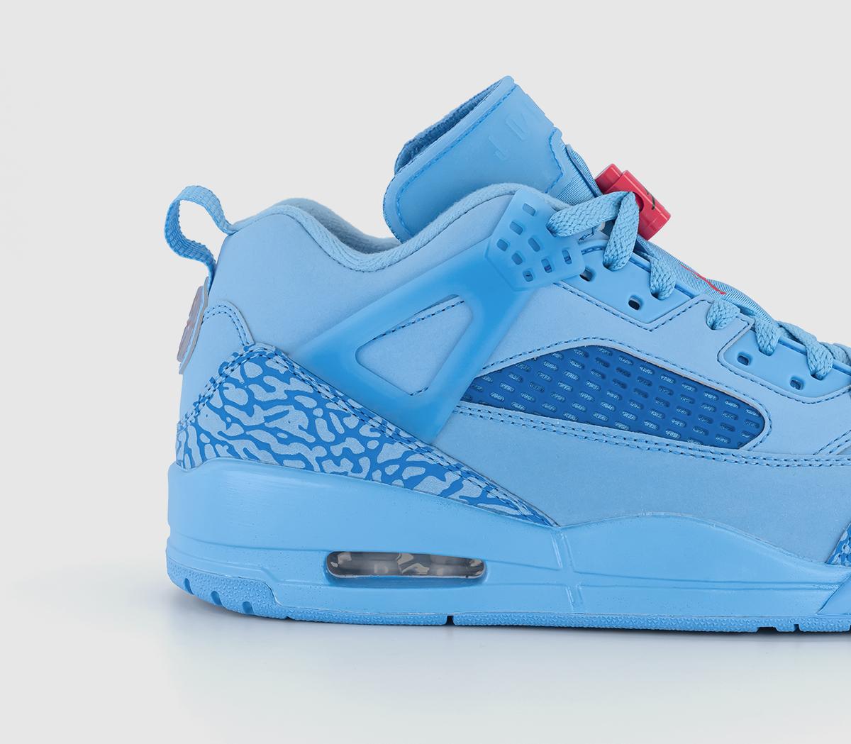 Jordan Spizike Low Trainers Football Blue Fountain Blue - Men's Trainers