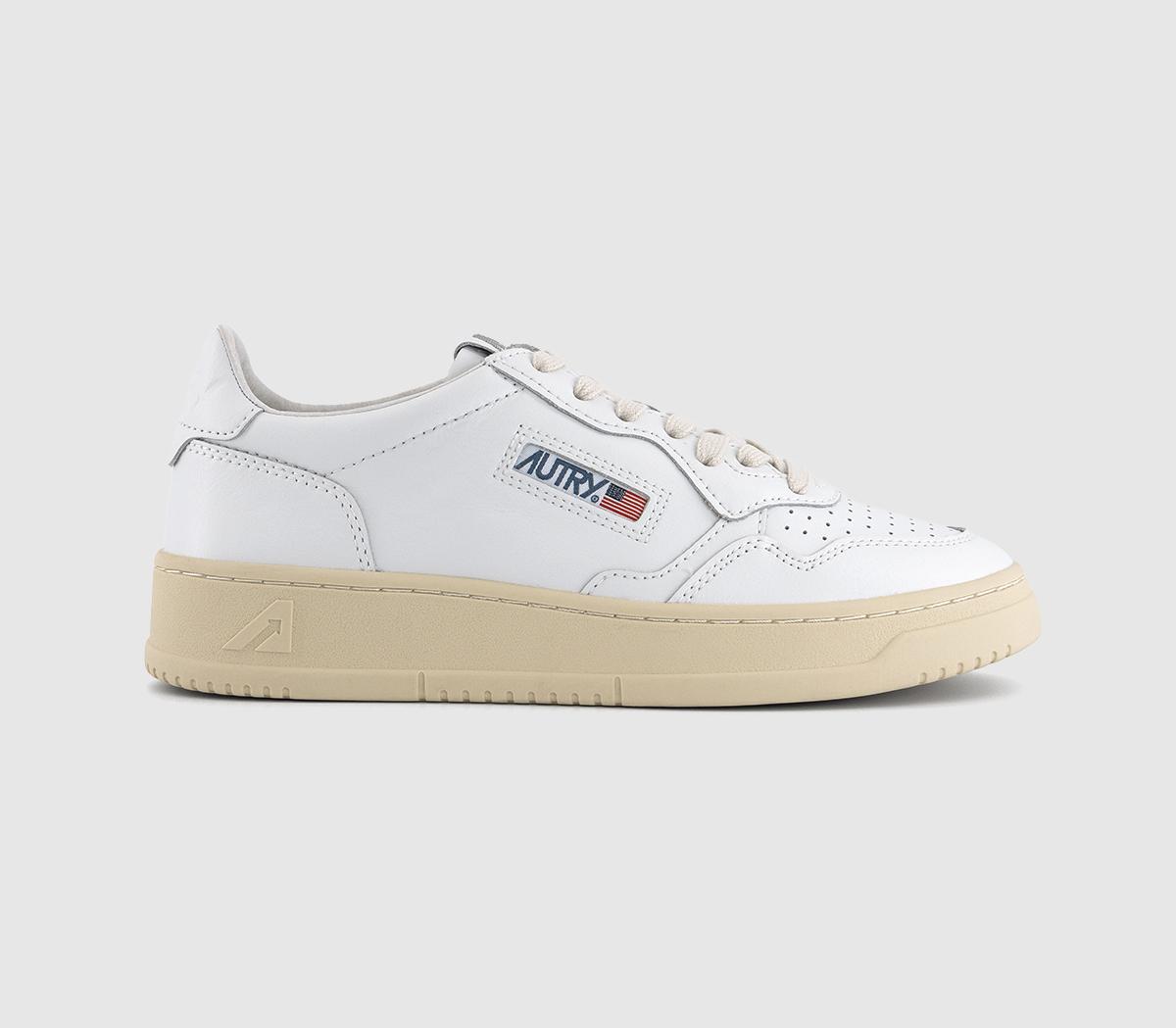 Click here for AUTRY Mens Medalist Low Trainers White Leather  7 prices