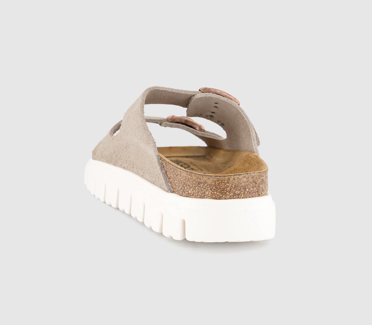 BIRKENSTOCK Papillio Arizona Platform Sandals Taupe - Women’s Sandals