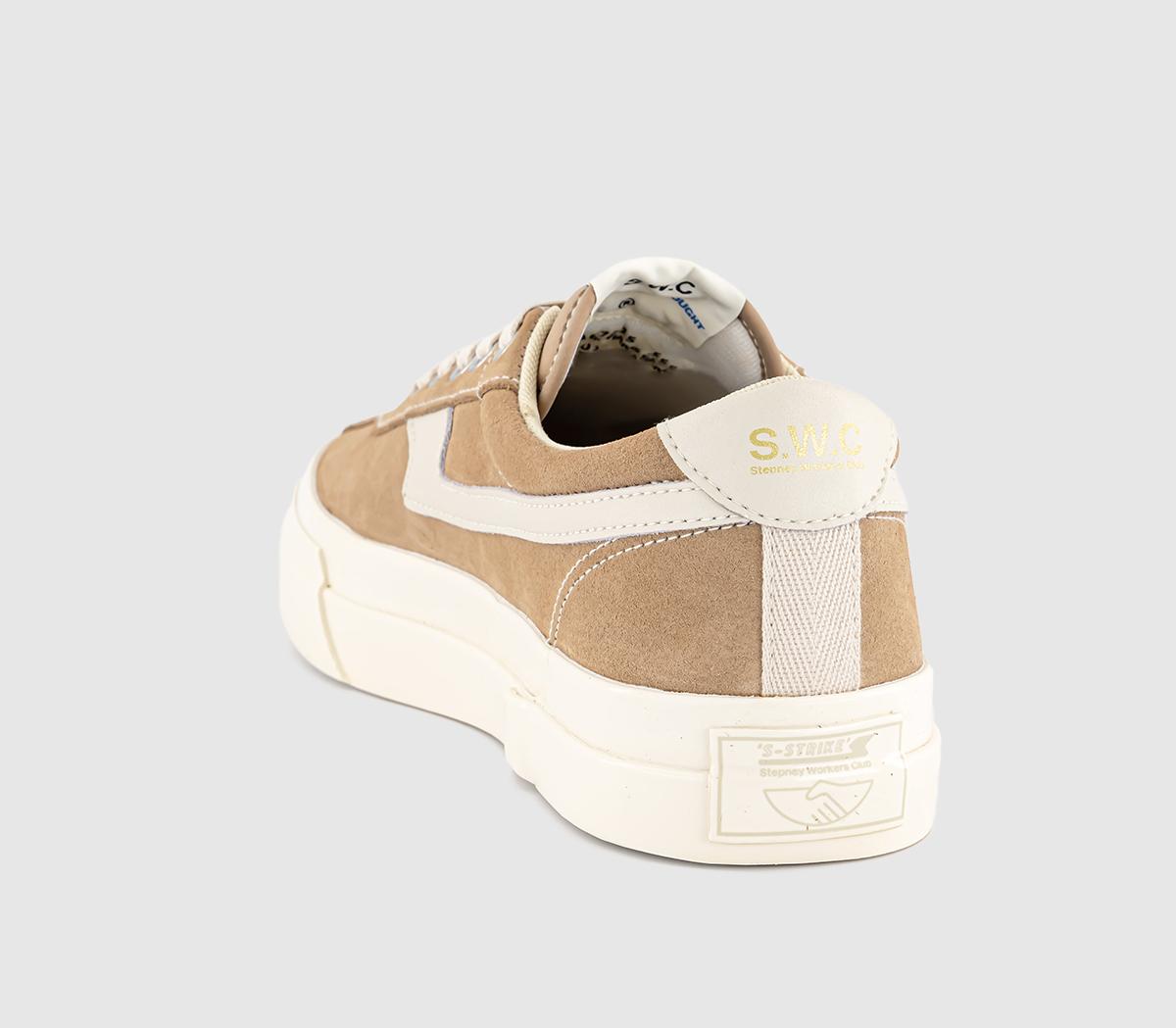 Stepney Workers Club Dellow S-strike Trainers Earth Ecru - Men's Trainers