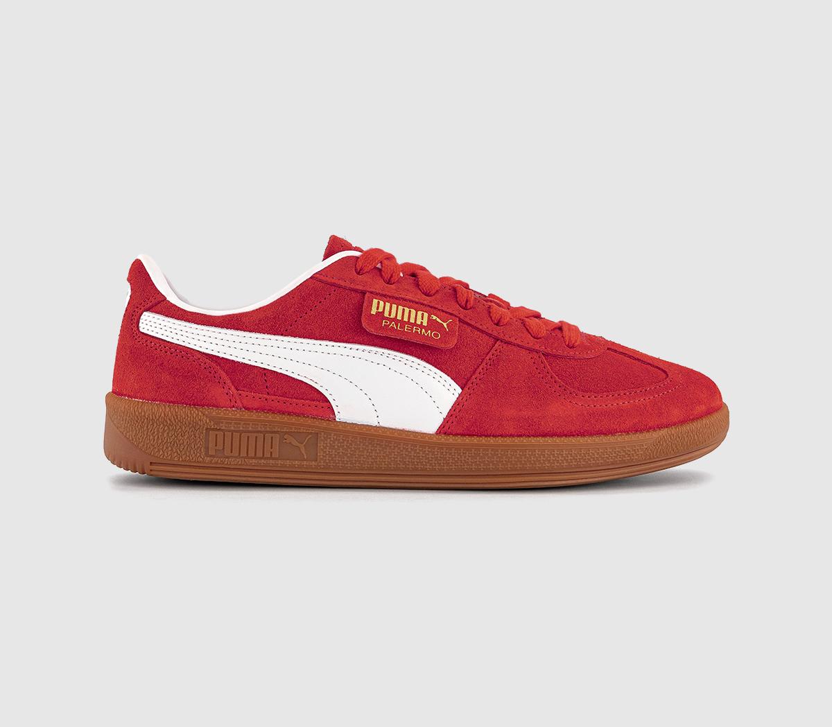 Click here for Puma Palermo Trainers Red White  9 prices
