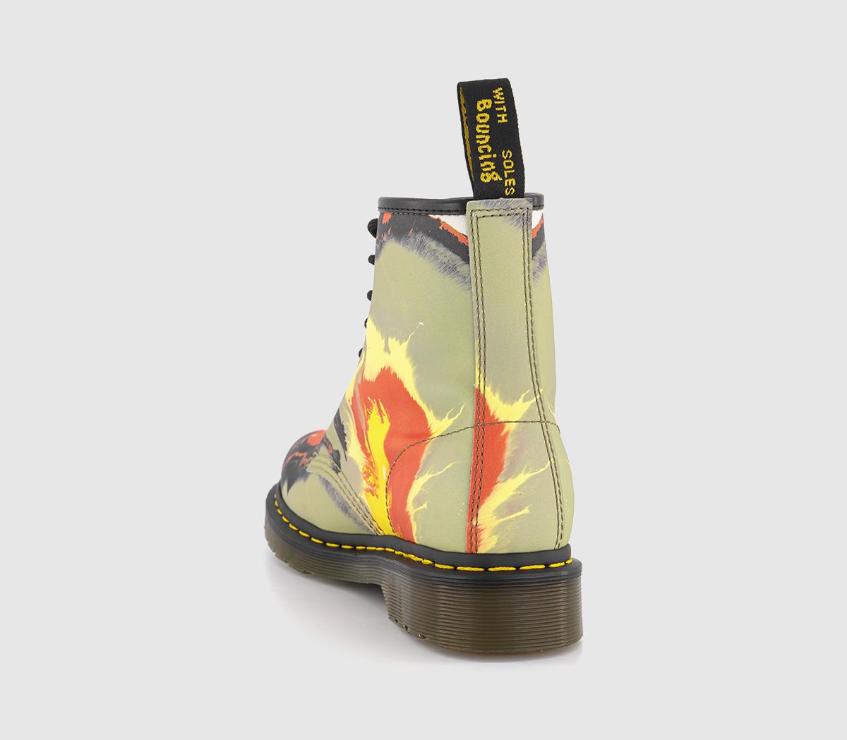 Dr. Martens 1460 Tate Boots Volcanic Flare - Women's Ankle Boots
