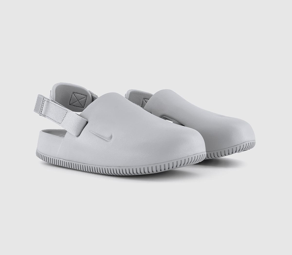 Nike Nike Calm Mules Light Smoke Grey Light Smoke Grey - Men's Trainers