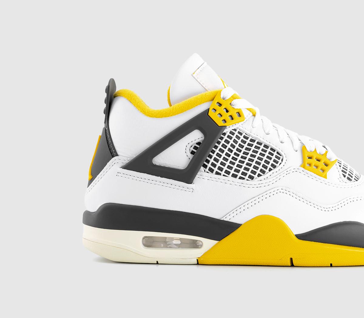 Jordan Air Jordan 4 Retro Trainers Vivid Sulfur - Women's Trainers