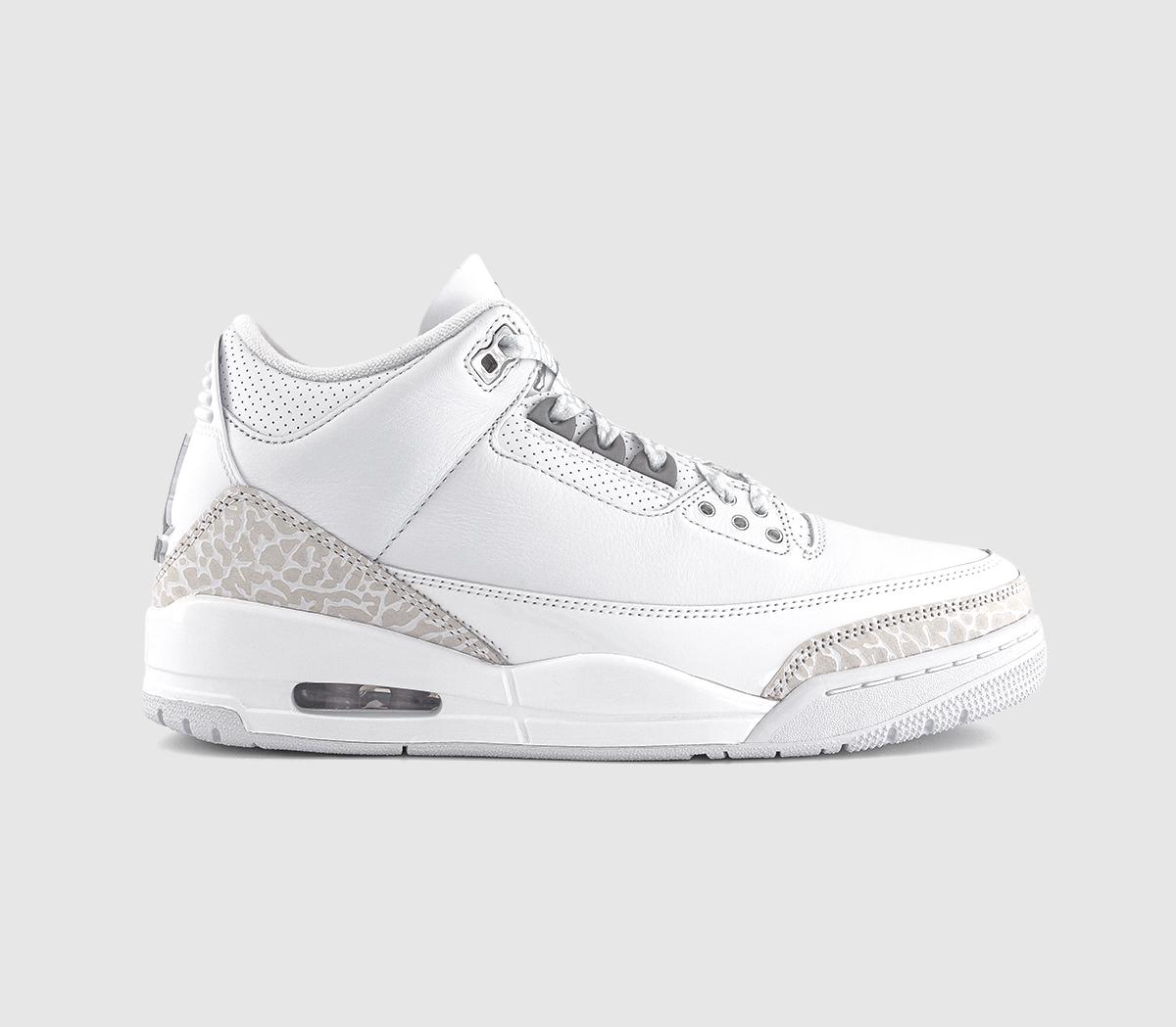 Click here for Jordan Air 3 Retro pure Money White Metallic Silve... prices