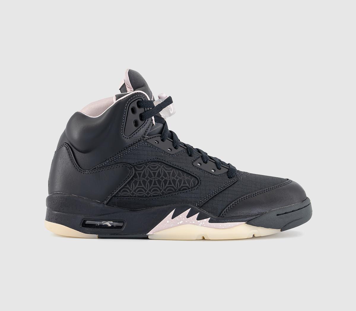 Click here for Jordan Mens Psg x Air 5 Retro Trainers Psg In Blac... prices