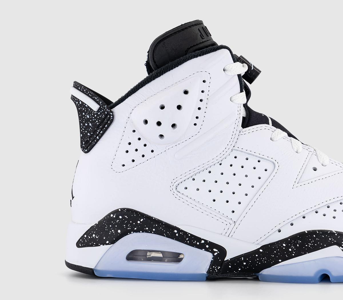 Jordan Air Jordan 6 Retro Trainers White Black - Men's Trainers