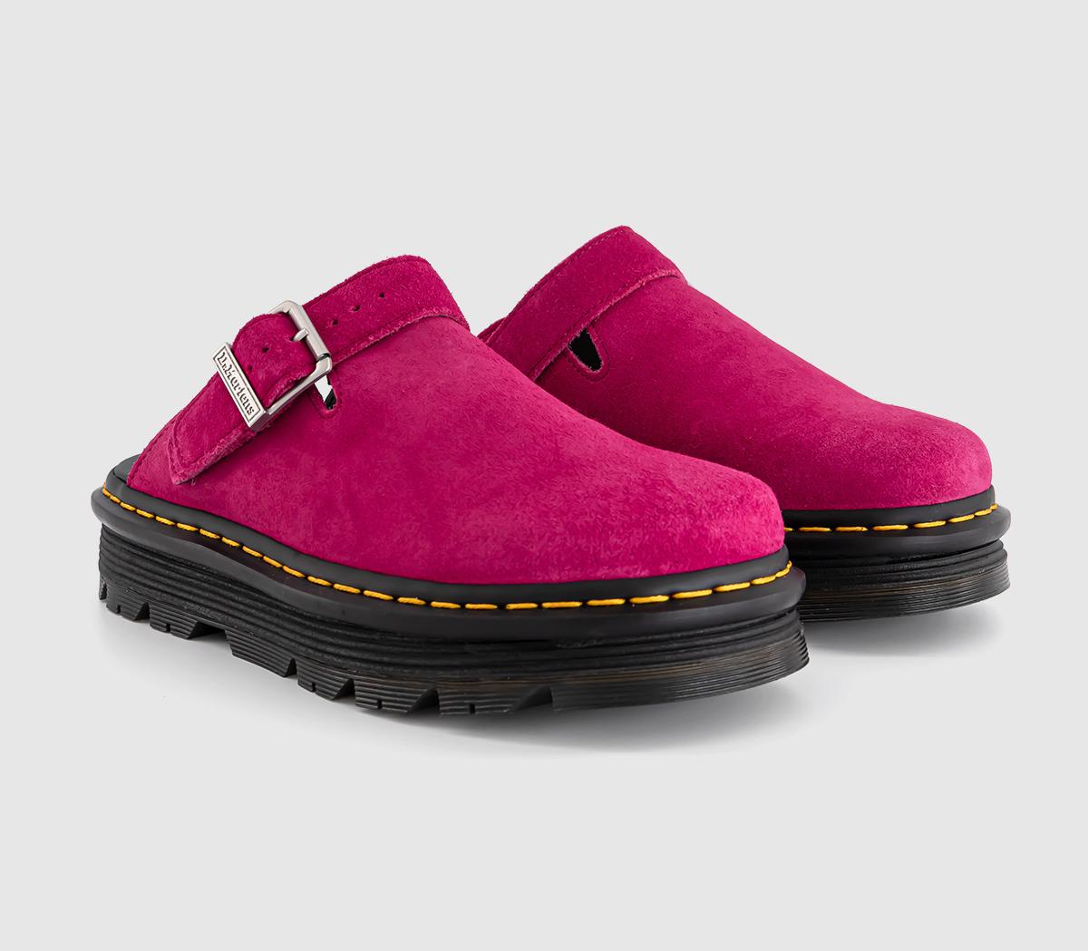 Dr. Martens Zebzag Mules Fuchsia Pink - Flat Shoes for Women