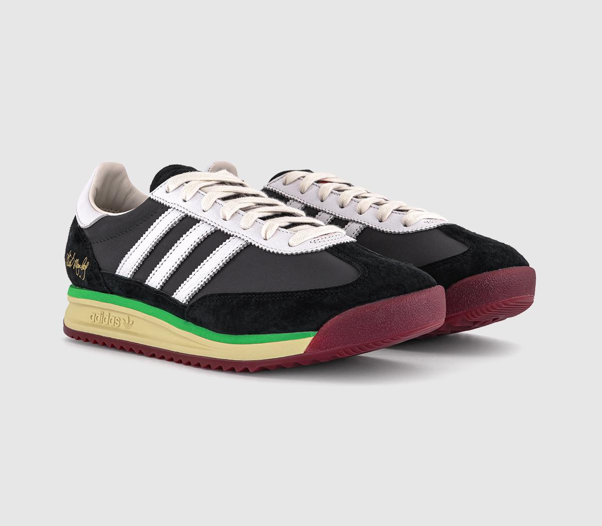 adidas SL72 RS Trainers Bob Marley Core Black White Off White - Unisex ...