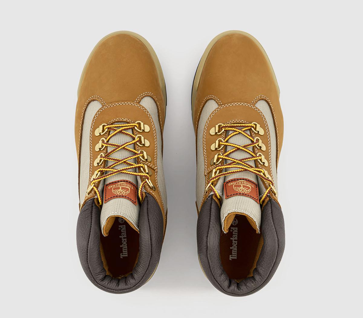 Timberland Field Boot Mid Lace Up Wheat - Men’s Boots | King's Cross