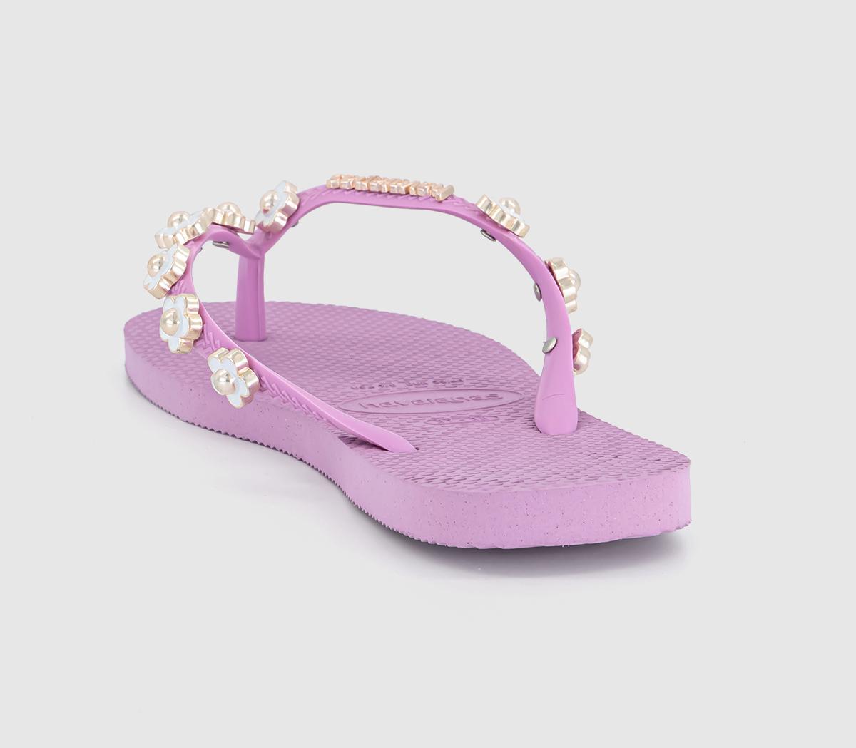 Havaianas Slim Stylish Flip Flops Fresh Lavender - Holiday Shop