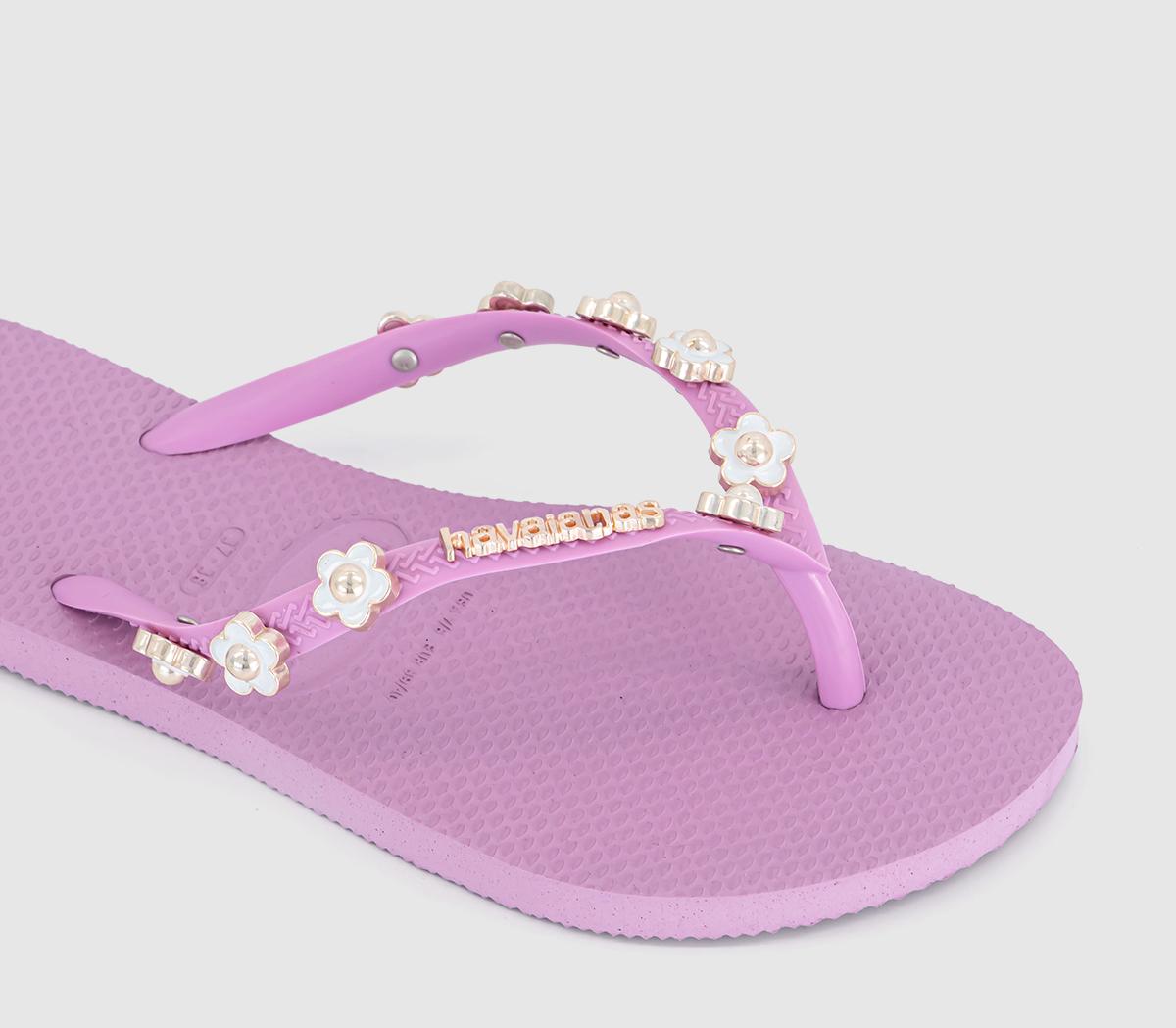 Havaianas Slim Stylish Flip Flops Fresh Lavender - Holiday Shop