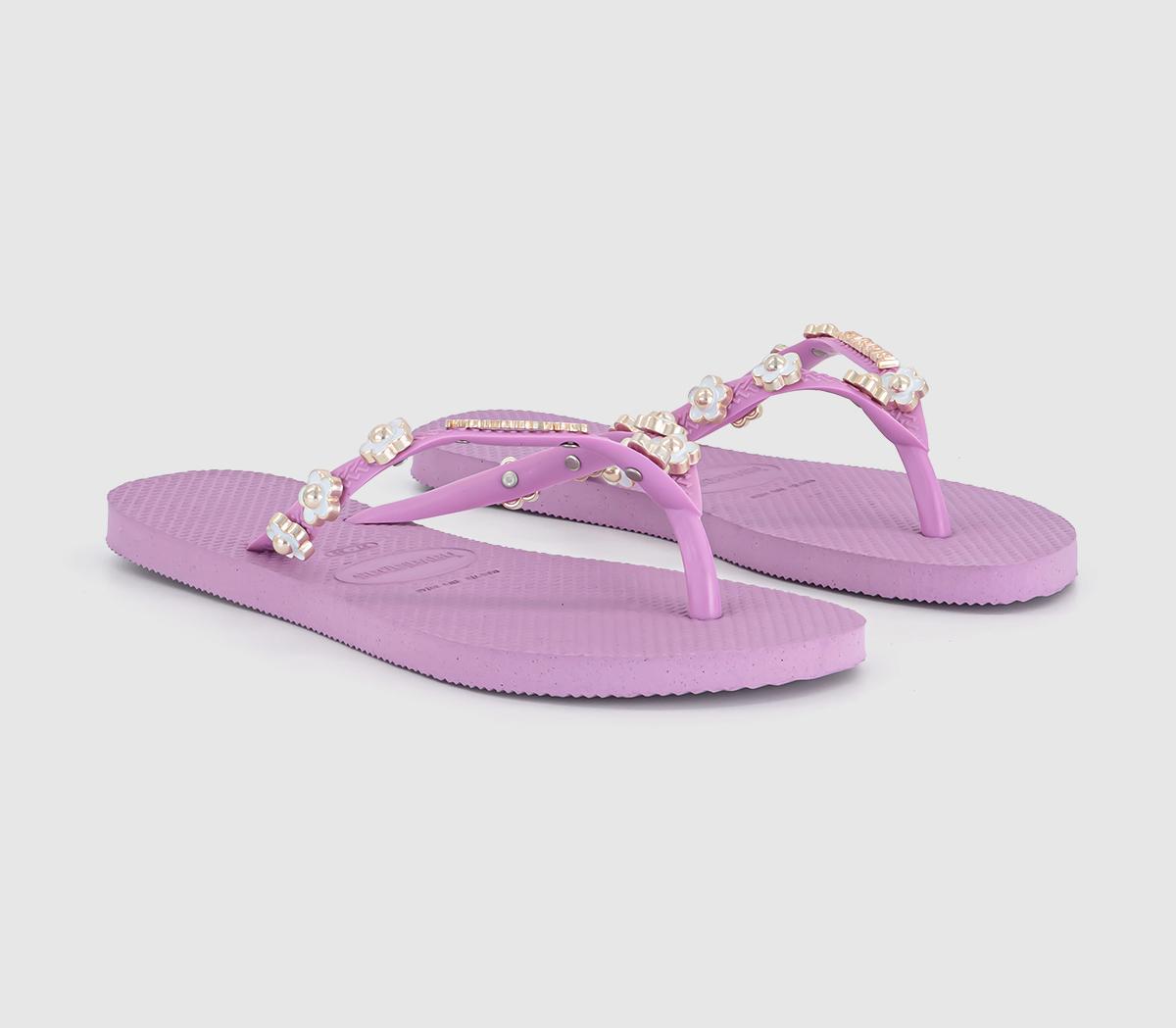 Havaianas Slim Stylish Flip Flops Fresh Lavender - Holiday Shop