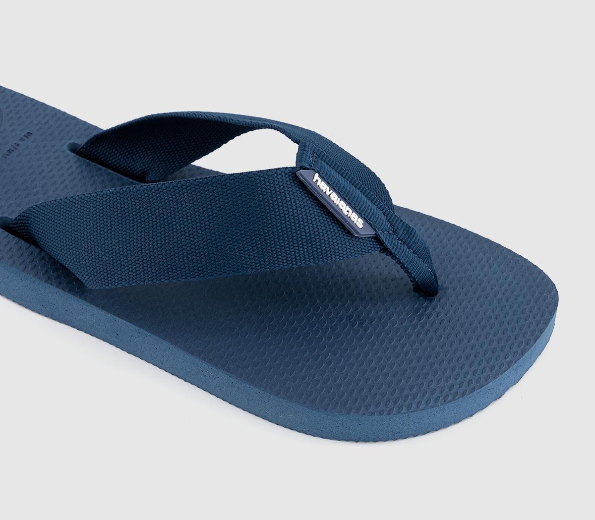 Havaianas Urban Basic Material Flip Flops Indigo Blue - Men’s Sandals