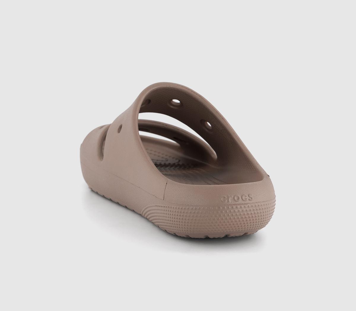 Crocs Classic Crocs Sandals Latte - Women's Vegan Shoes