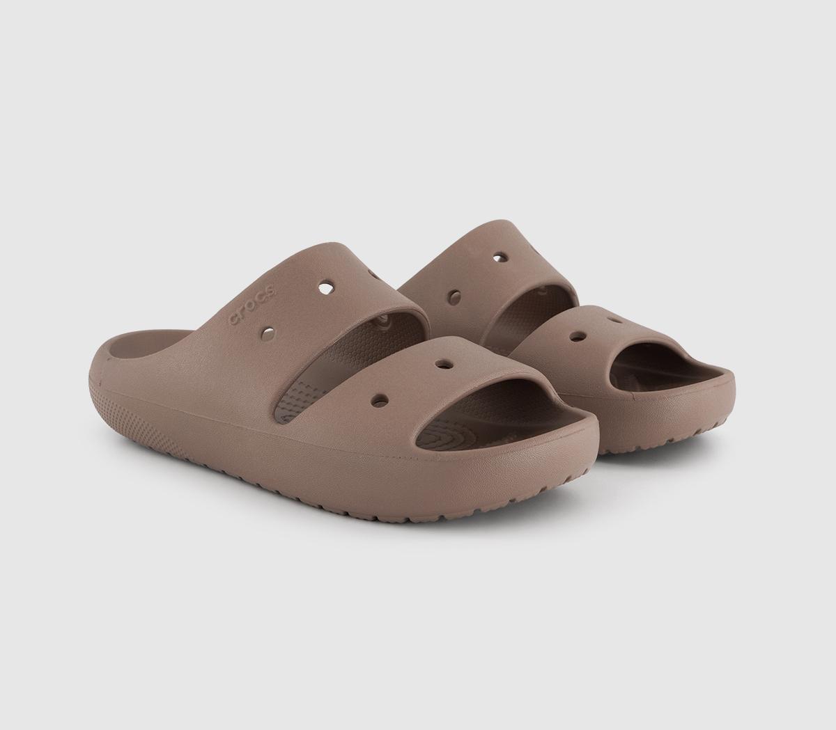 Crocs Classic Crocs Sandals Latte - Women's Vegan Shoes