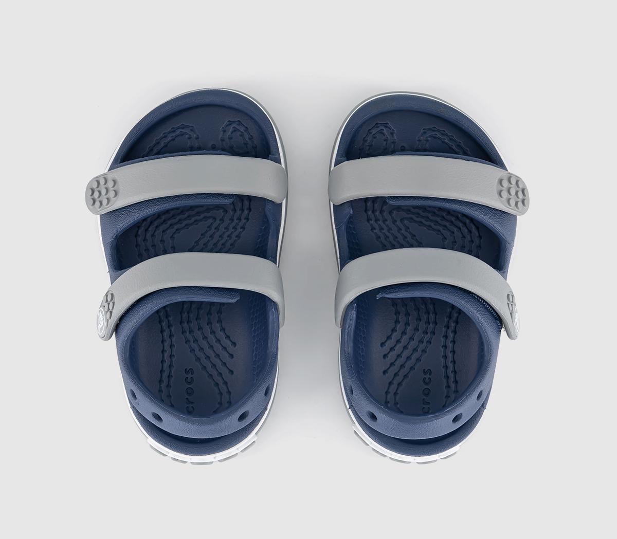 Crocs Crocband Cruiser Toddler Sandals Bijou Blue Light Grey - Crocs ...