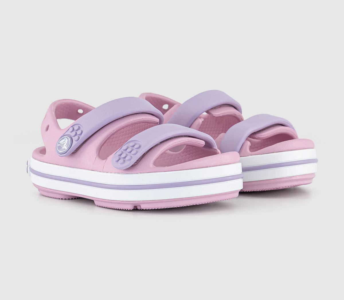 Crocs Crocband Cruiser Toddler Sandals Ballerina Pink Lavender - Crocs ...