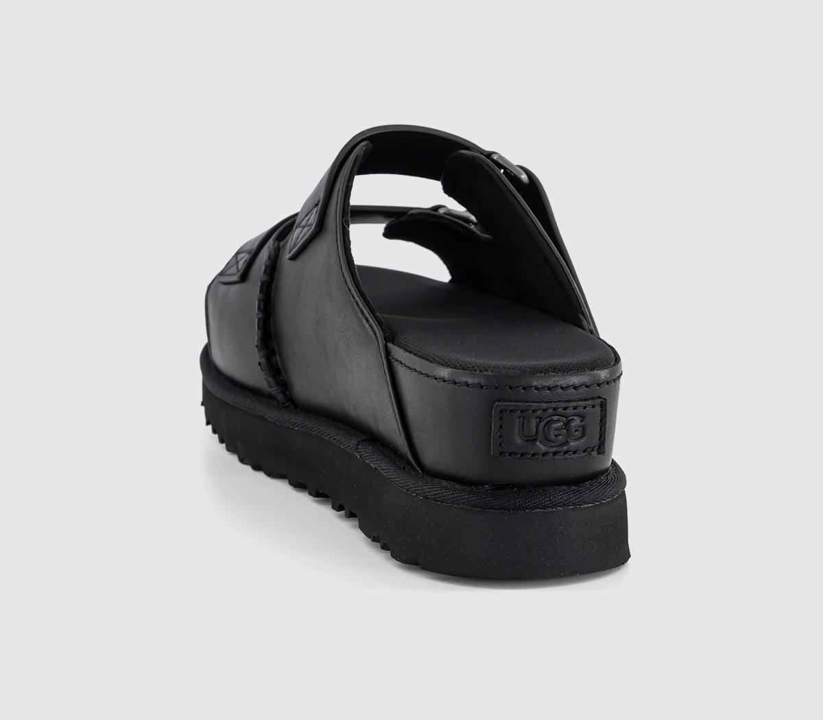 UGG Goldenstar Hi Slides Black - Women’s Sandals