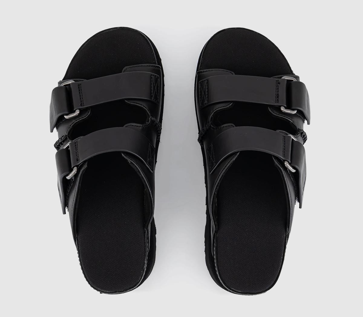 UGG Goldenstar Hi Slides Black - Women’s Sandals