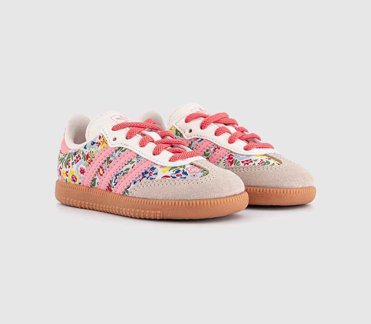 adidas adidas x Liberty London Samba OG Infant Trainers Pink Flower ...