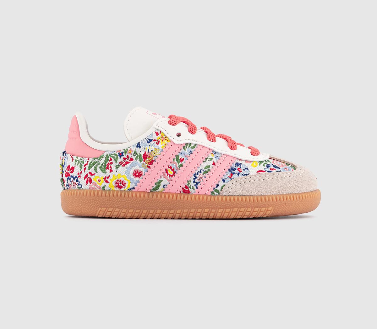 adidas adidas x Liberty London Samba OG Infant Trainers Pink Flower ...