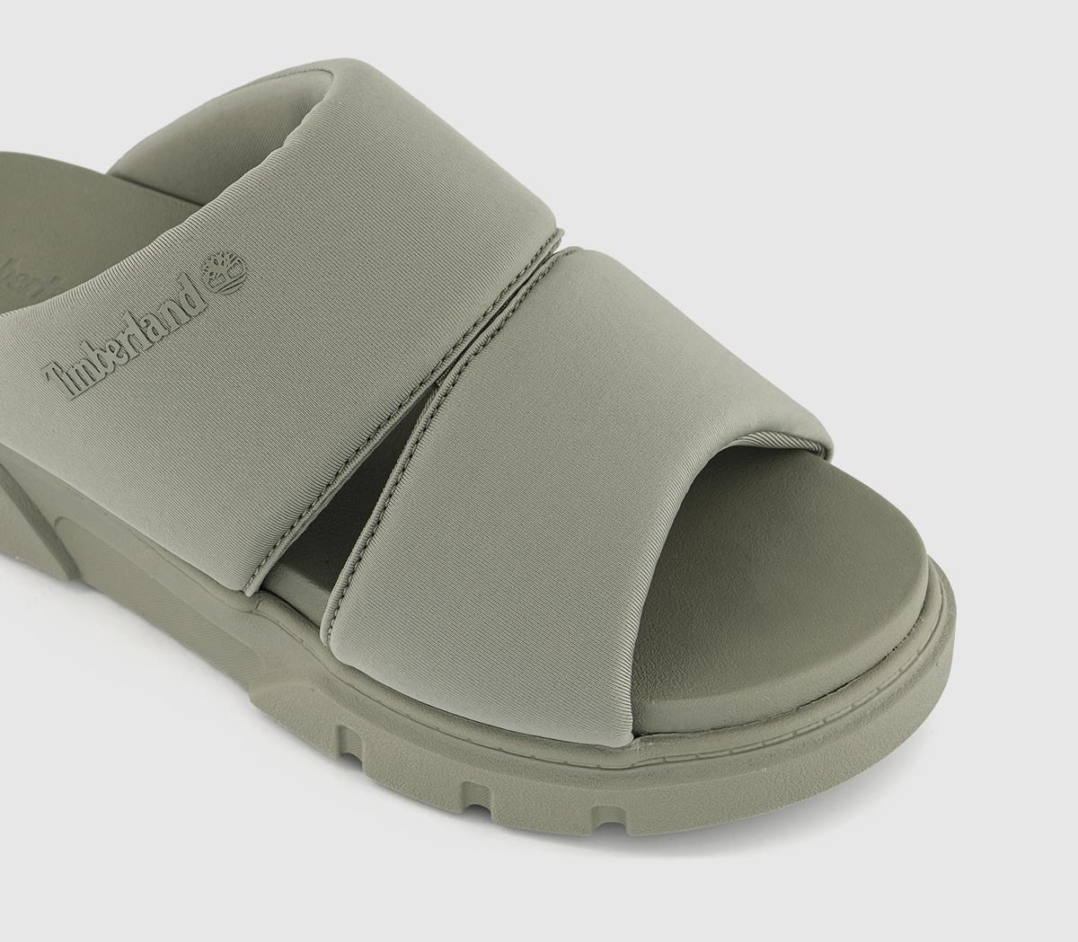 Timberland Greyfield Slide Sandals Light Taupe - Women’s Sandals