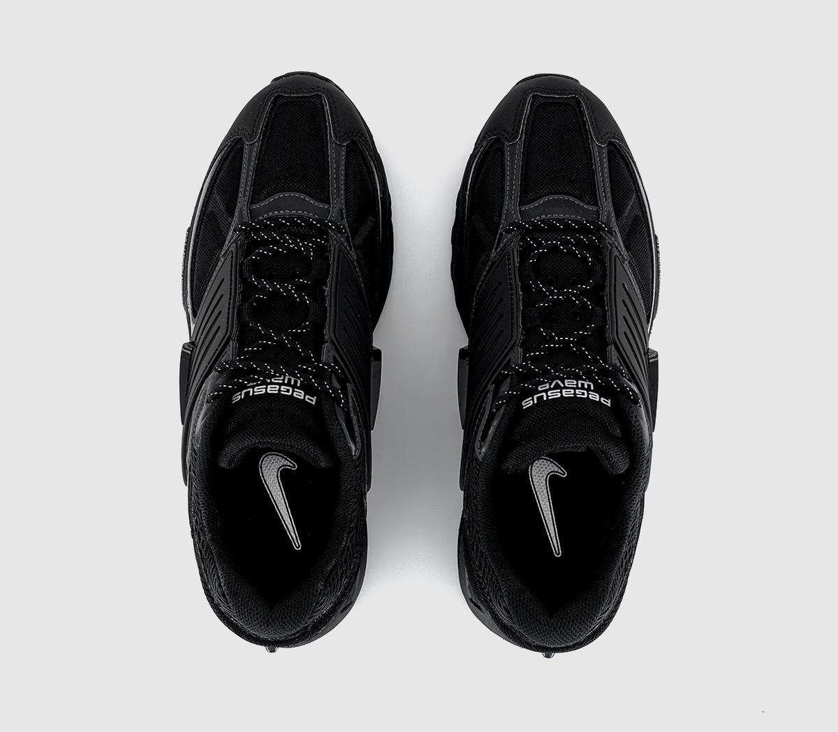 Nike Air Peg Wave Trainers Black Black Anthracite Cyber - Unisex Sports