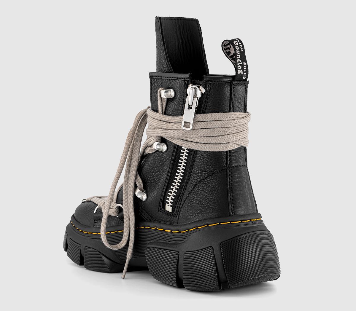 Rick Owens 1460 DMXL Mega Lace Boot M Black - Men’s Boots