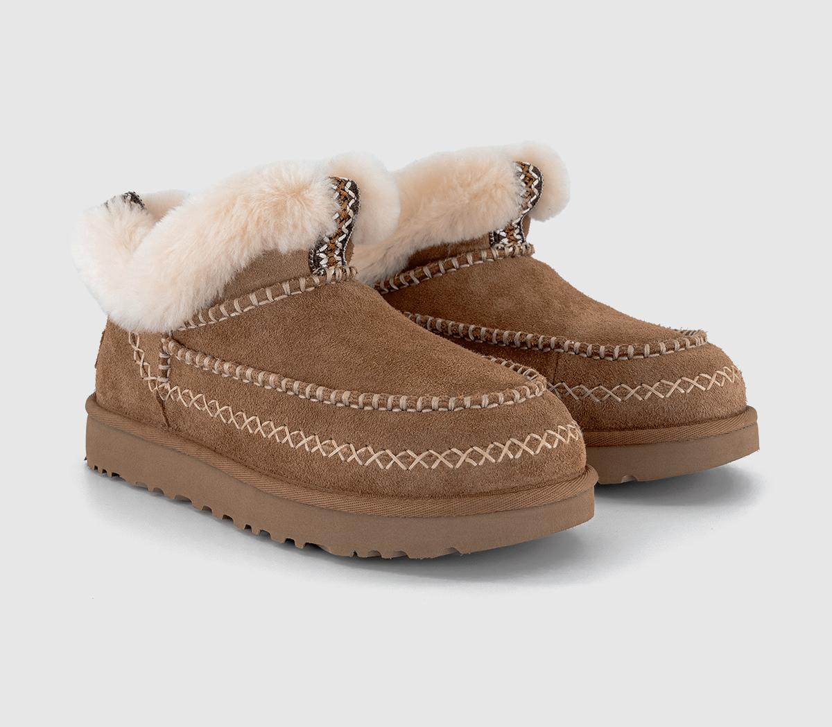 UGG Classic Ultra Mini Alpine Boots Chestnut - Flat Shoes for Women