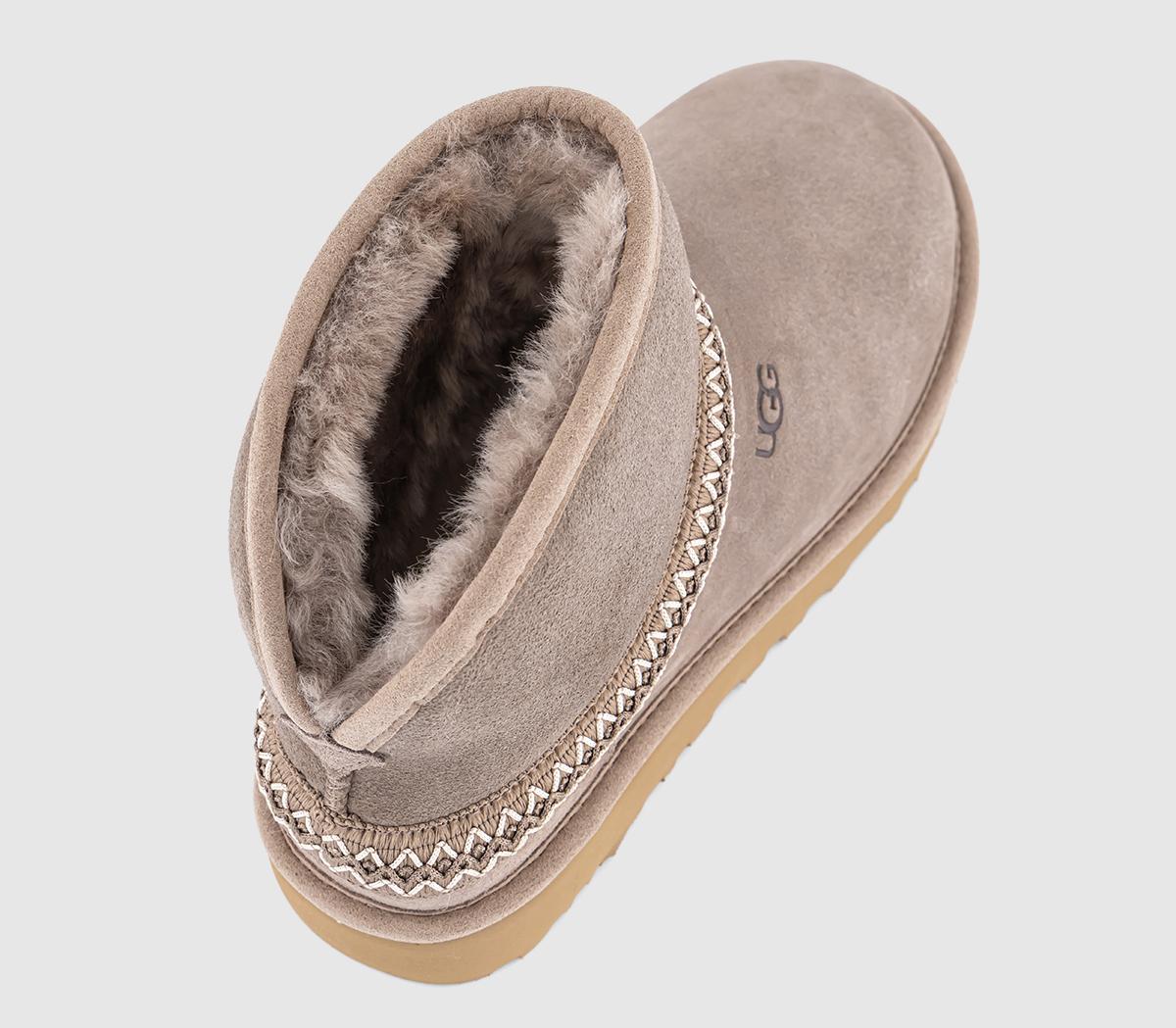 UGG Classic Mini Crescent Boots Caribou - Women's Ankle Boots