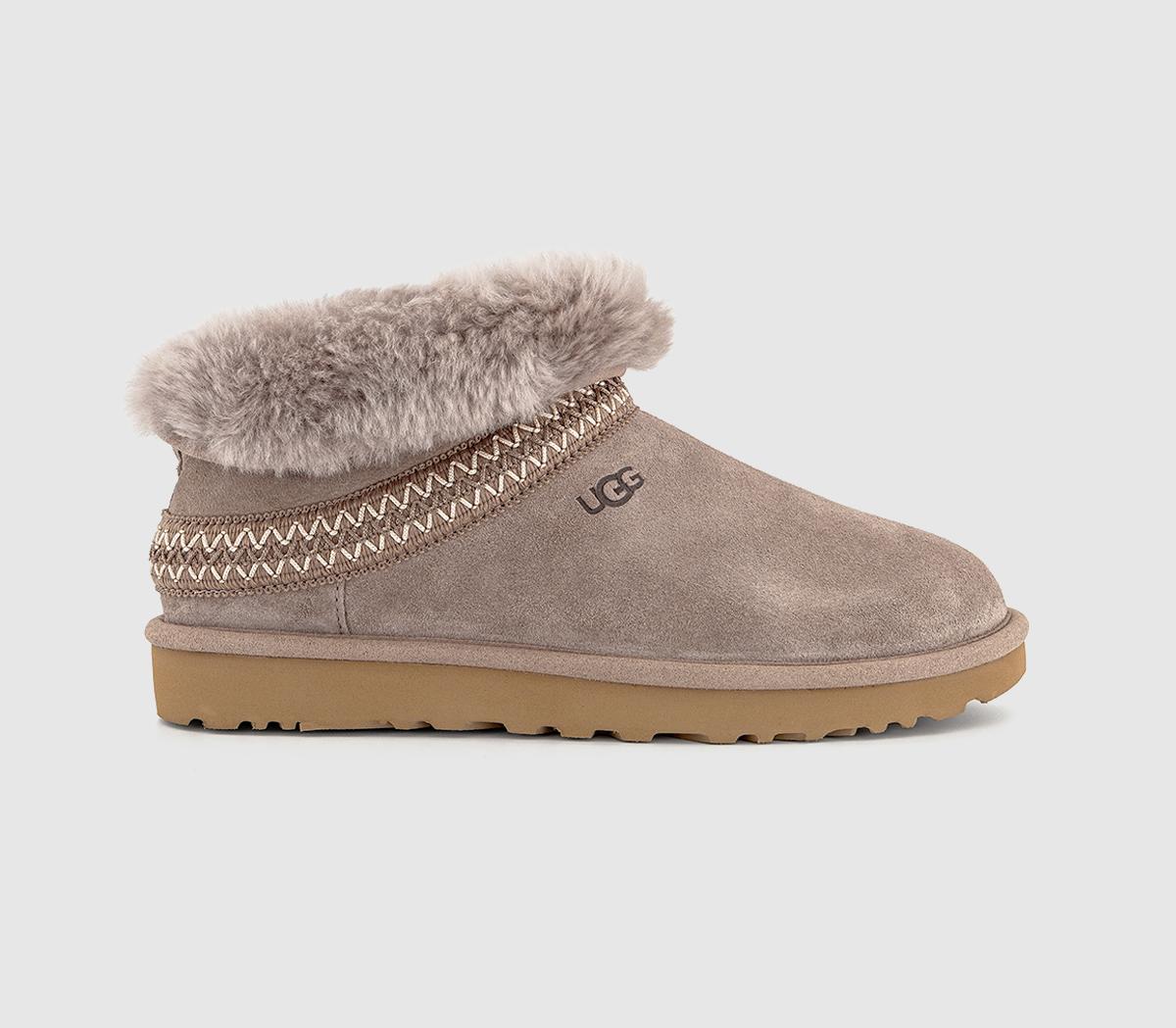 UGG Classic Mini Crescent Boots Caribou - Women's Ankle Boots