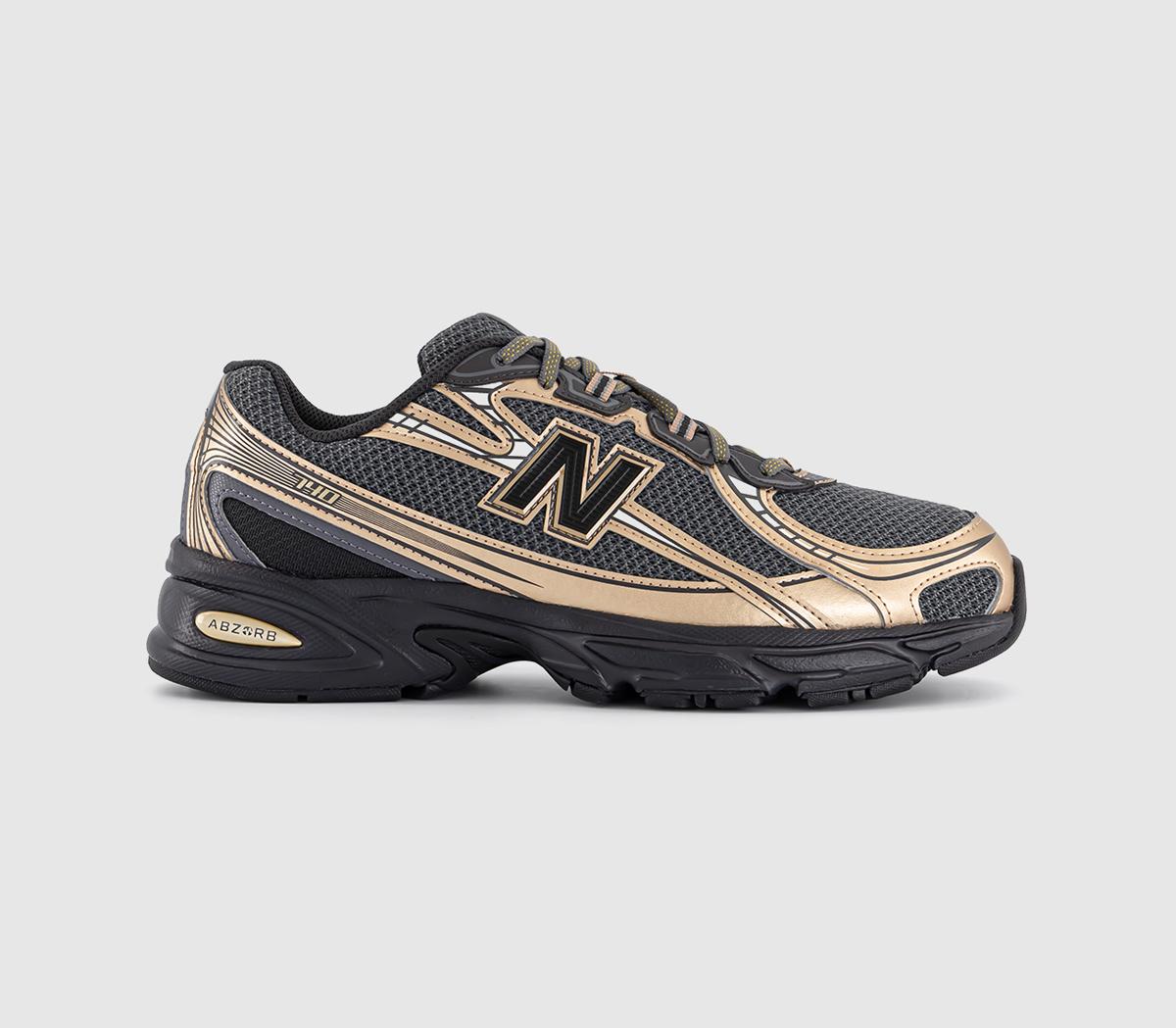 Click here for New Balance 740 V2 Trainers Black Gold  11 prices