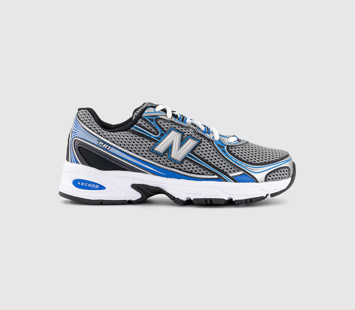 Click here for New Balance Kids 740 Trainers Slate Grey Blue Agat... prices