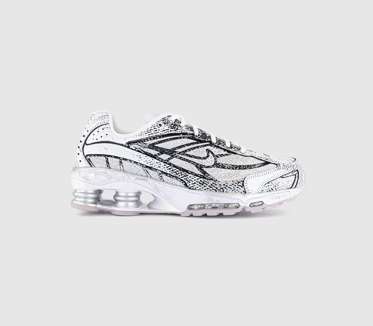 Click here for Nike Mens Shox Ride 2 Trainers White Mtlc Platinum... prices