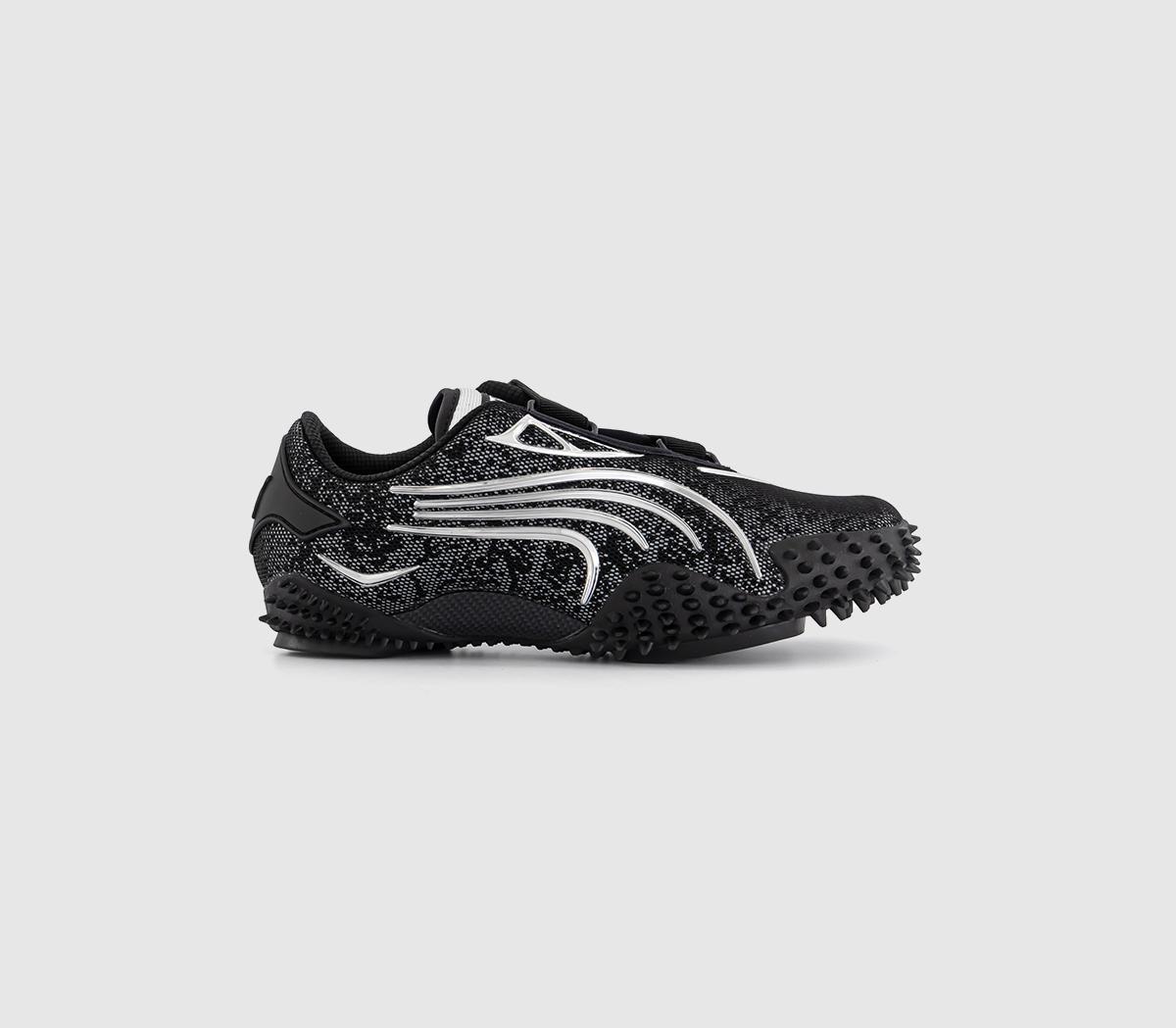 Click here for PUMA Girls Mostro OG Trainers Metallic Black Silve... prices