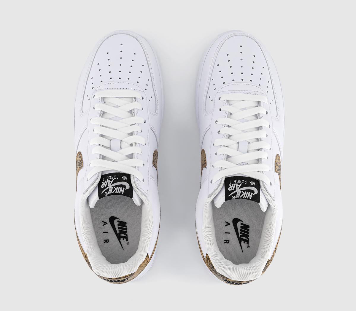 Nike Air Force 1 Low Retro PRM QS Trainers White Elemental Gold Dark ...