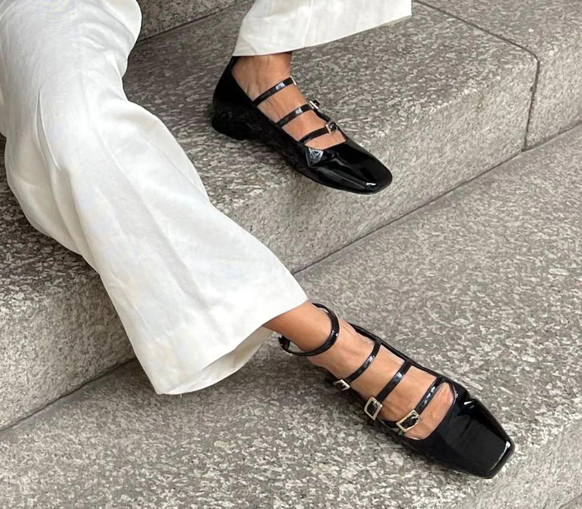 ALOHAS Luke Ballet Flats Black - Flat Shoes for Women