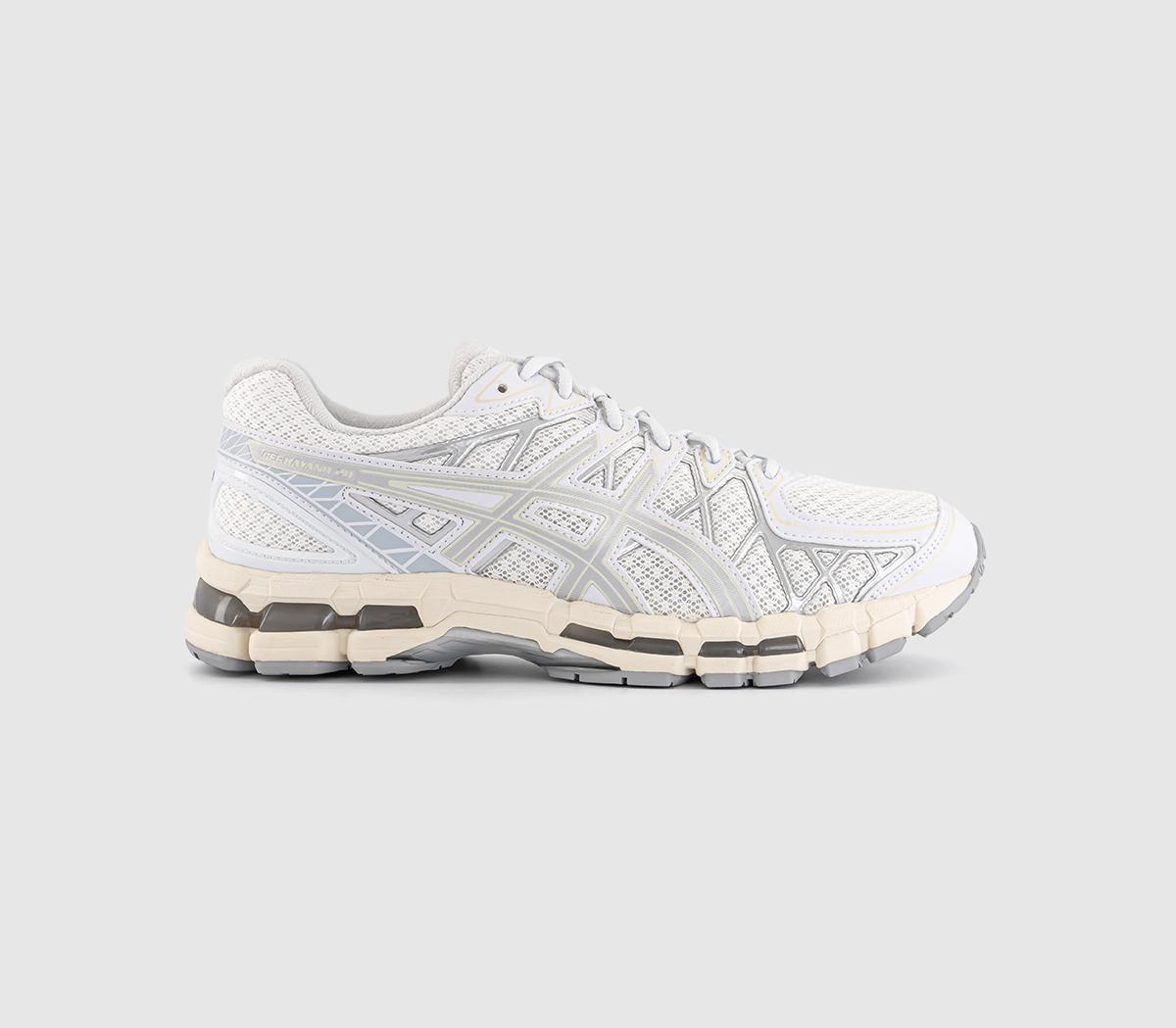 Click here for ASICS Kids Gel-kayano 20 Trainers White Pure Silve... prices