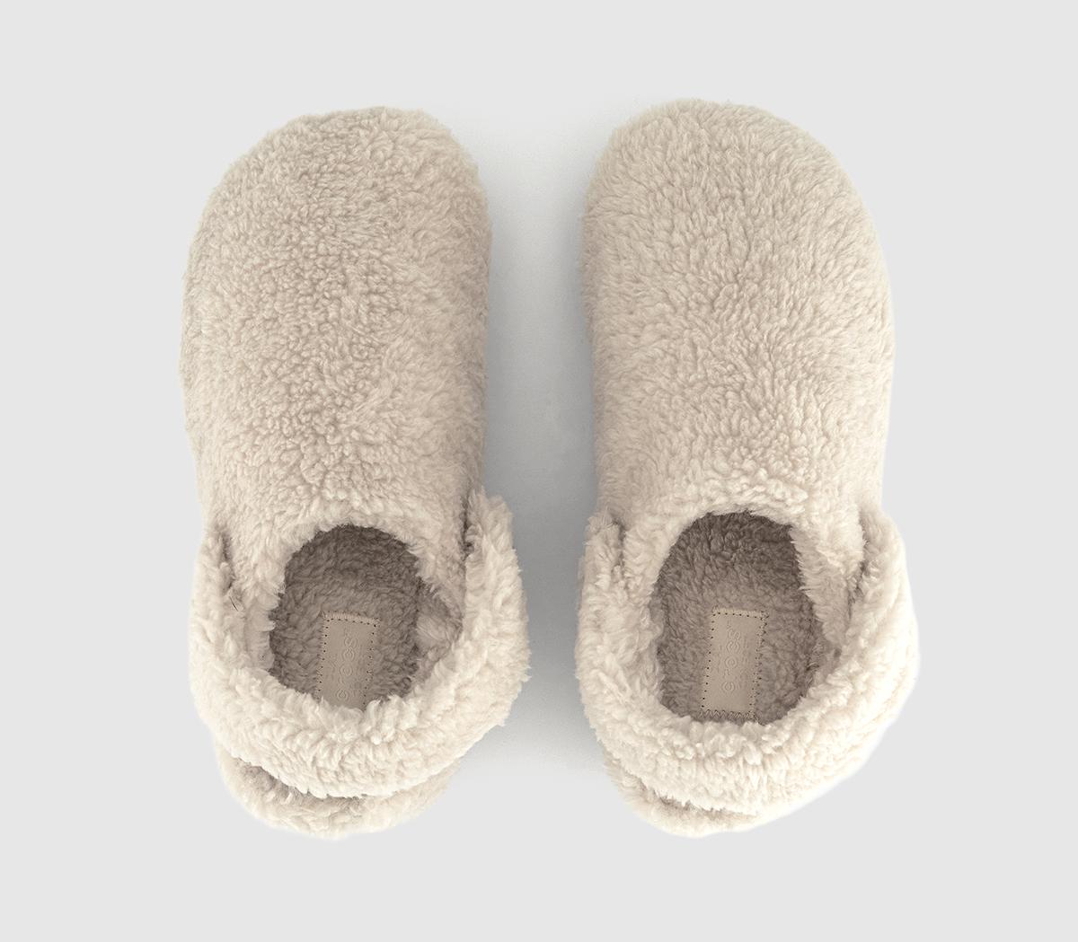 Crocs Classic Cozzzy Slippers Stucco - Flat Shoes for Women