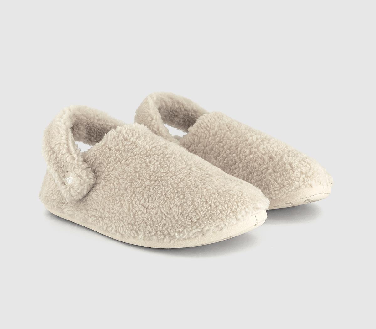 Crocs Classic Cozzzy Slippers Stucco - Flat Shoes for Women