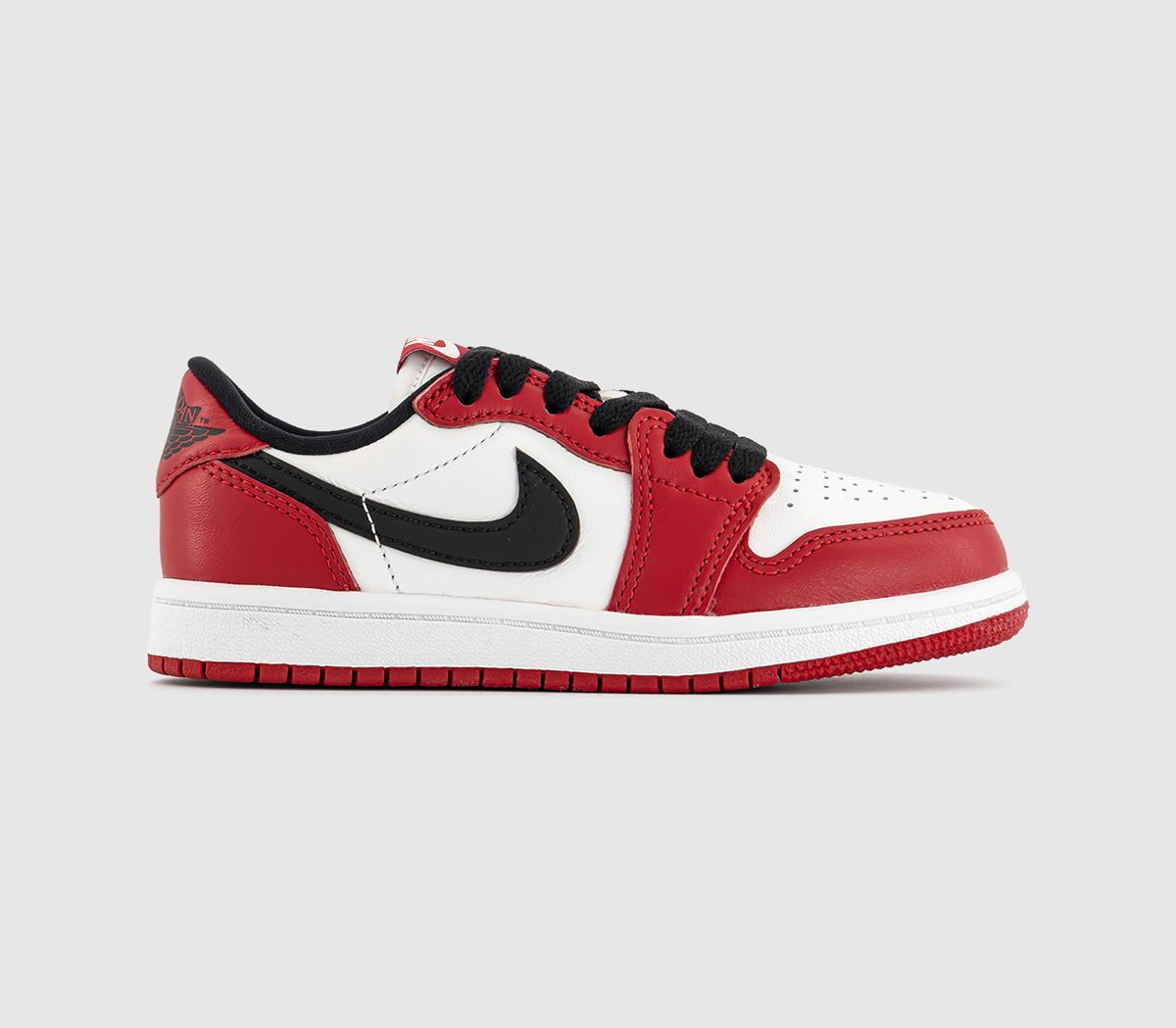 Click here for Jordan Kids Air 1 Low OG Preschool Trainers Varsit... prices