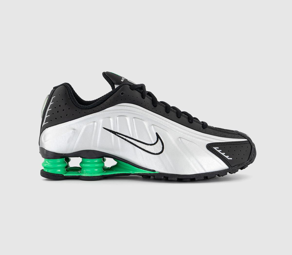 Click here for Nike Shox R4 Trainers Metallic Silver Metallic Sil... prices