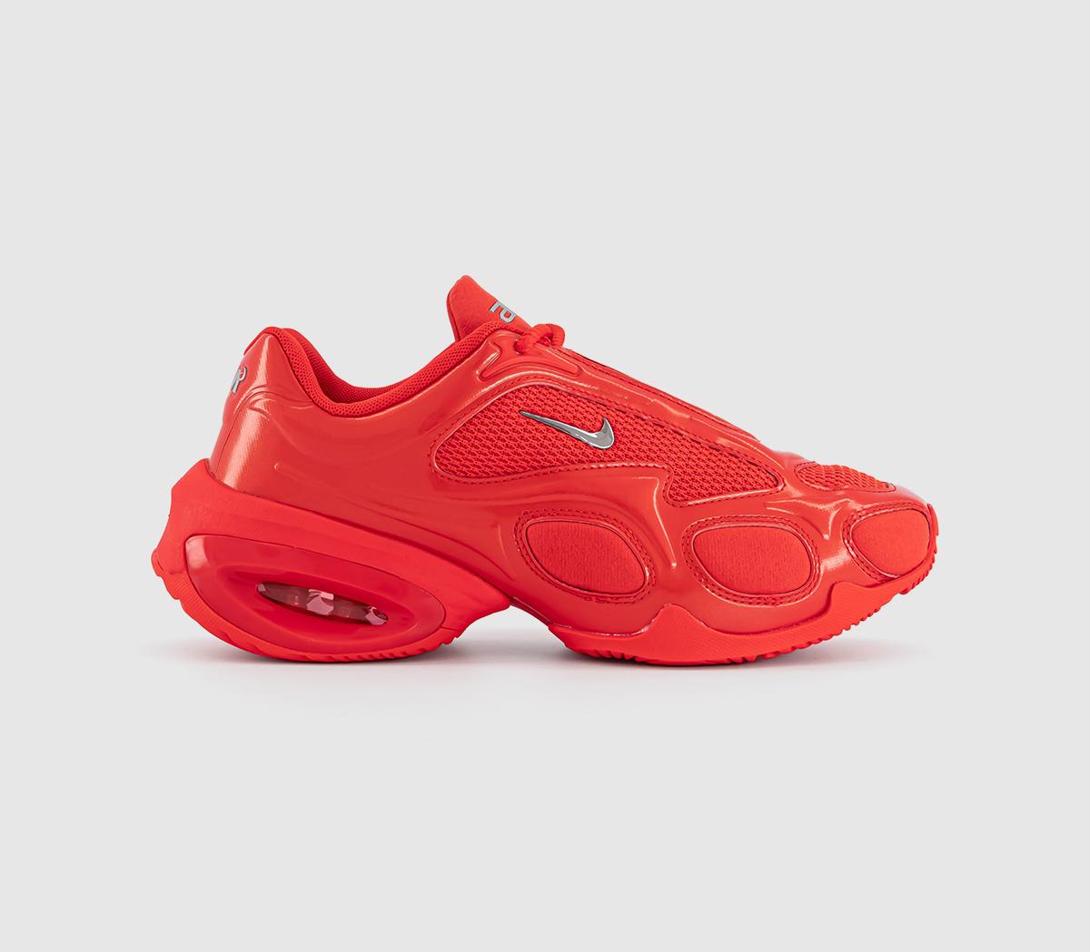 Click here for Nike Kids Red Suede Brand Detail Air Max Muse Trai... prices
