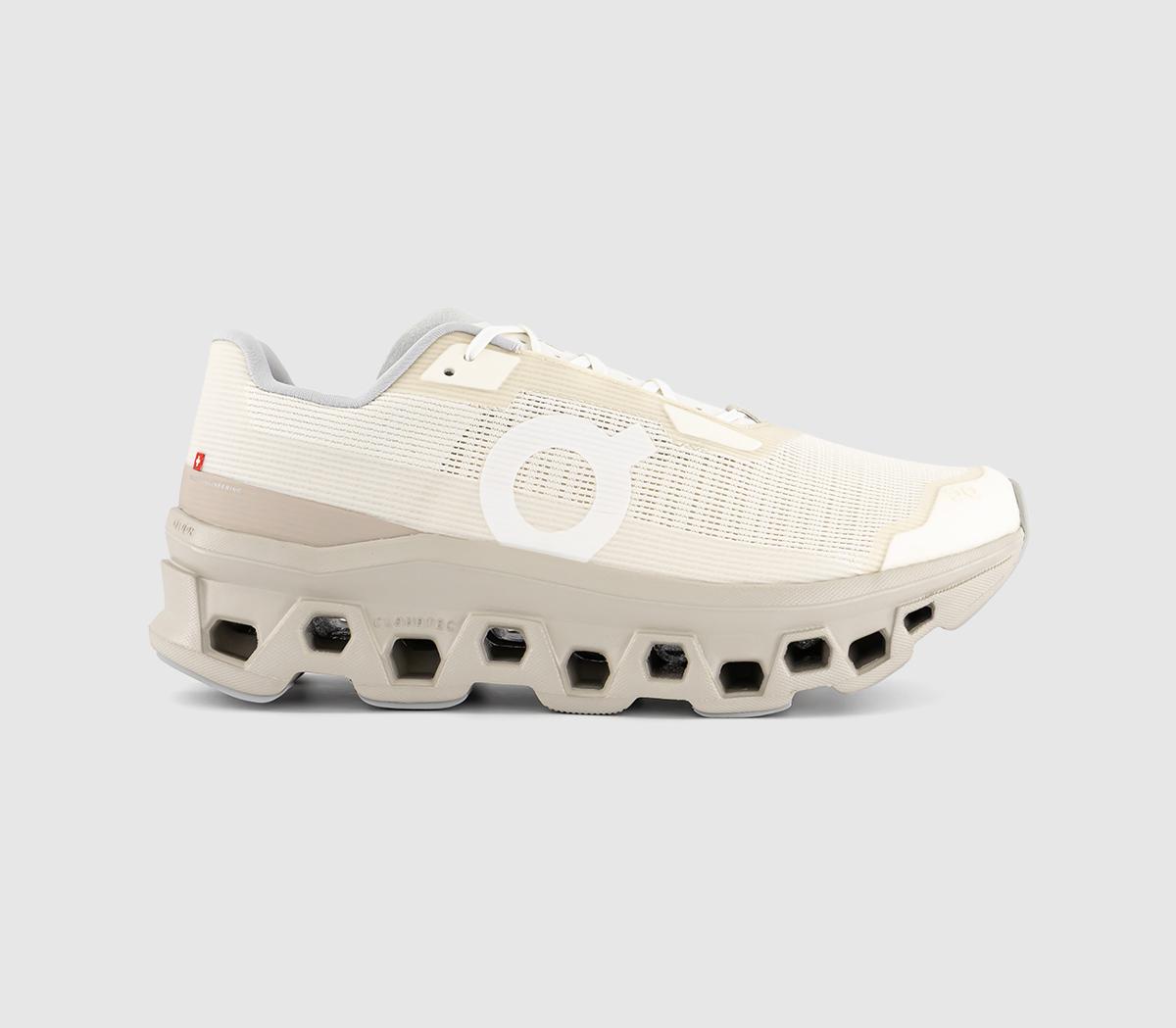 Click here for ON Mens CloudmON Mensster Void Trainers Dew Truffl... prices