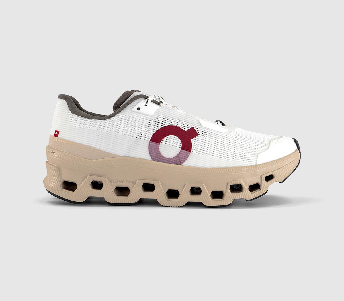 Click here for ON Womens CloudmON Womensster Void Trainers Ivory... prices