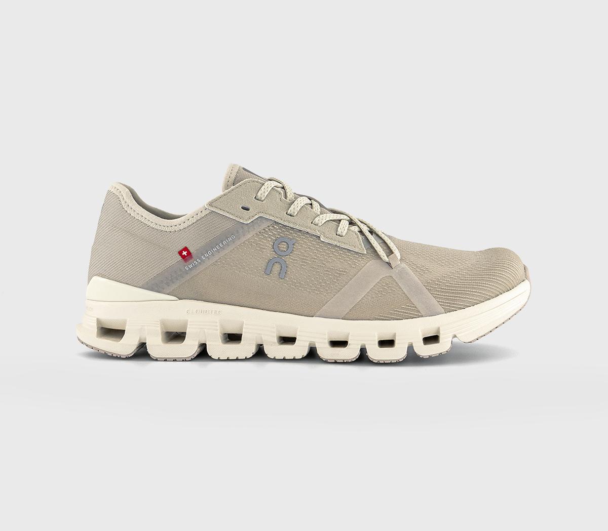 Click here for ON Mens Cloud X 4 AD Trainers Pelican Ghost In Whi... prices