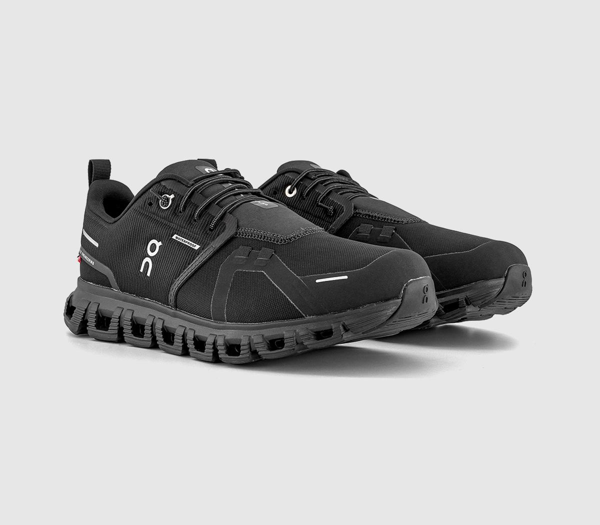 ON Cloud 6 Waterproof Trainers Black - Running Inspired Trainers