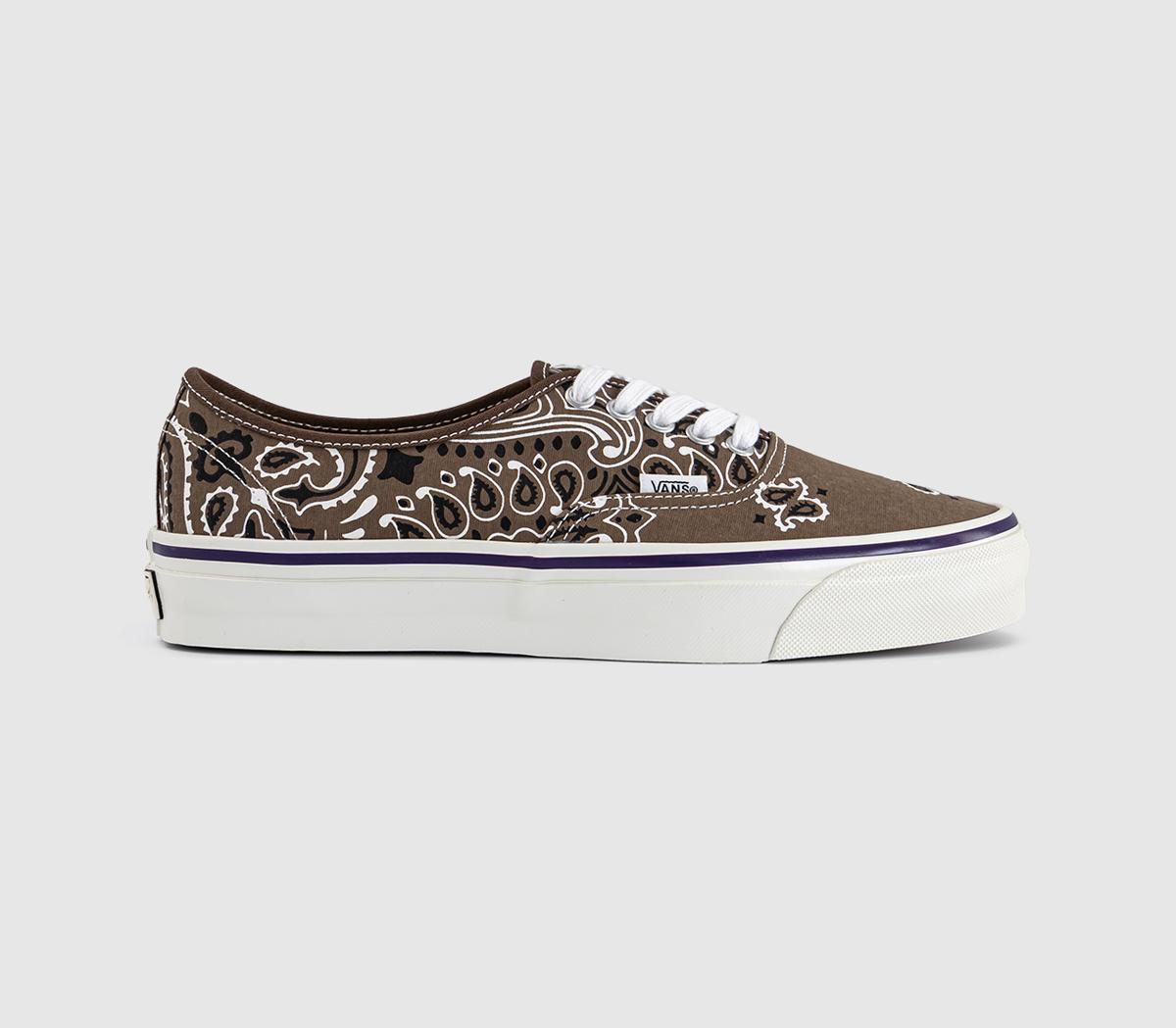 Click here for Vans Mens LX Authentic 44 Trainers Bandana Brown... prices