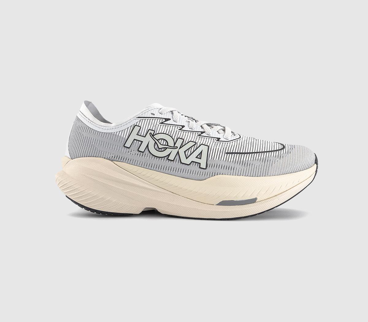 Click here for HOKA Boys Mach X 2 Trainers White Cosmic Grey  5 prices